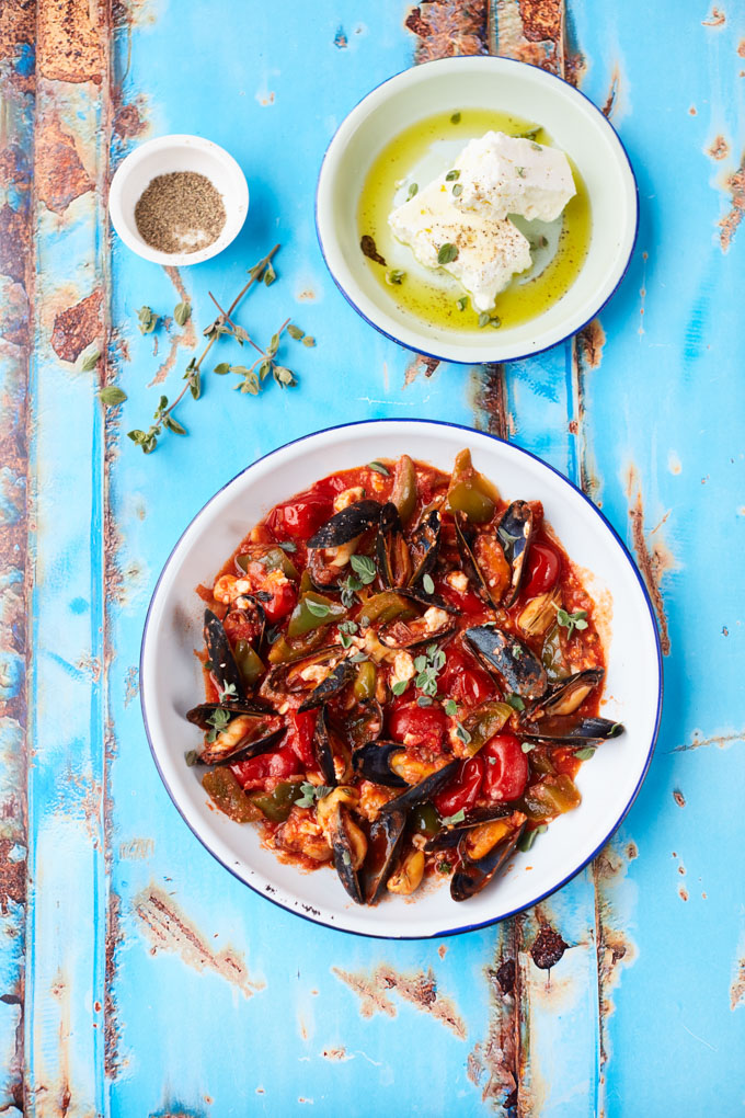 Mosselen in tomatensaus met feta: op z'n Grieks! - Anniepannie.nl